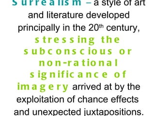 Surrealism ap | PPT