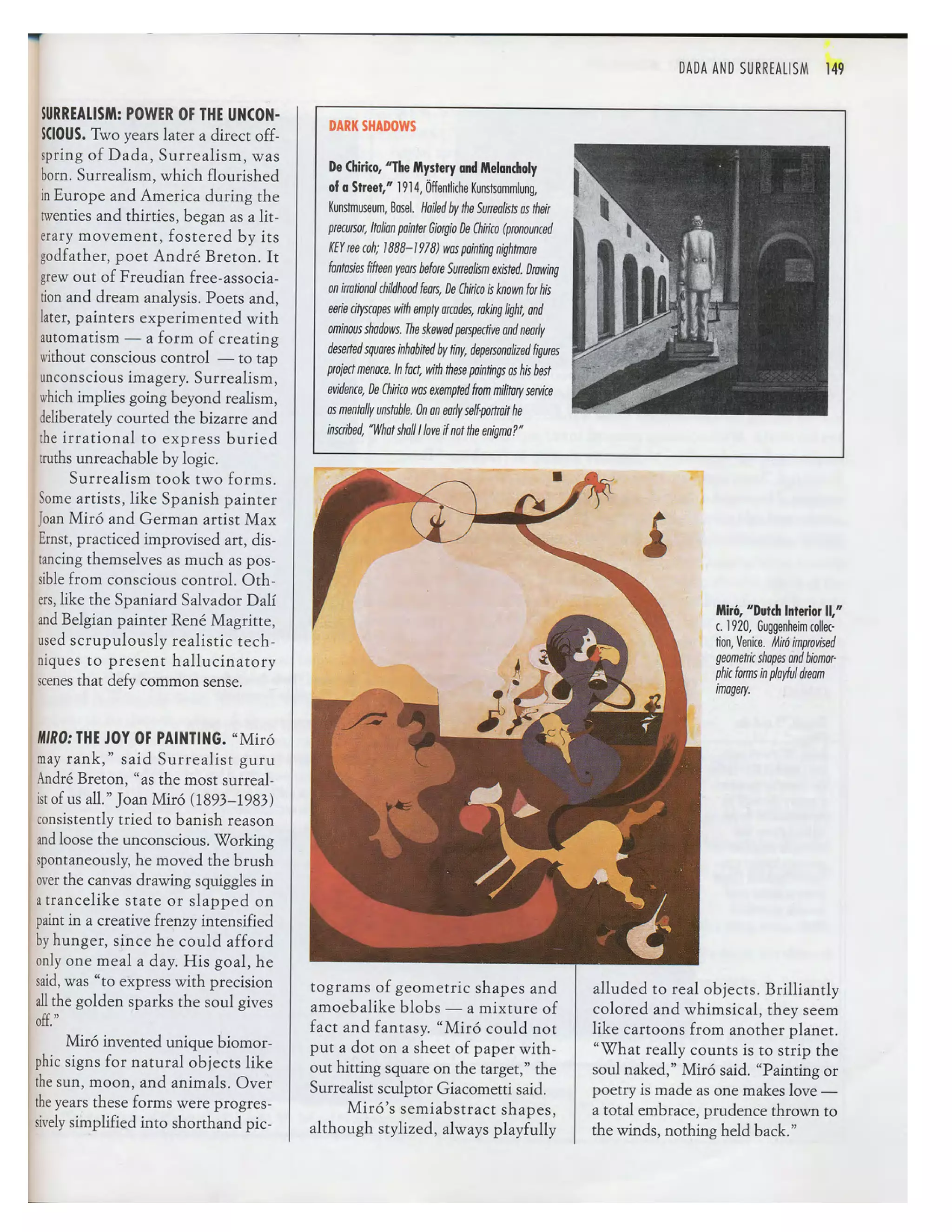 Surrealism arthistoryassignment | PDF