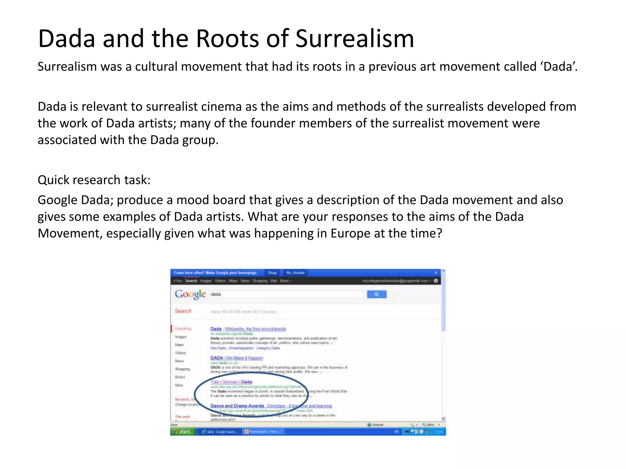 Surrealism lesson one | PPTX