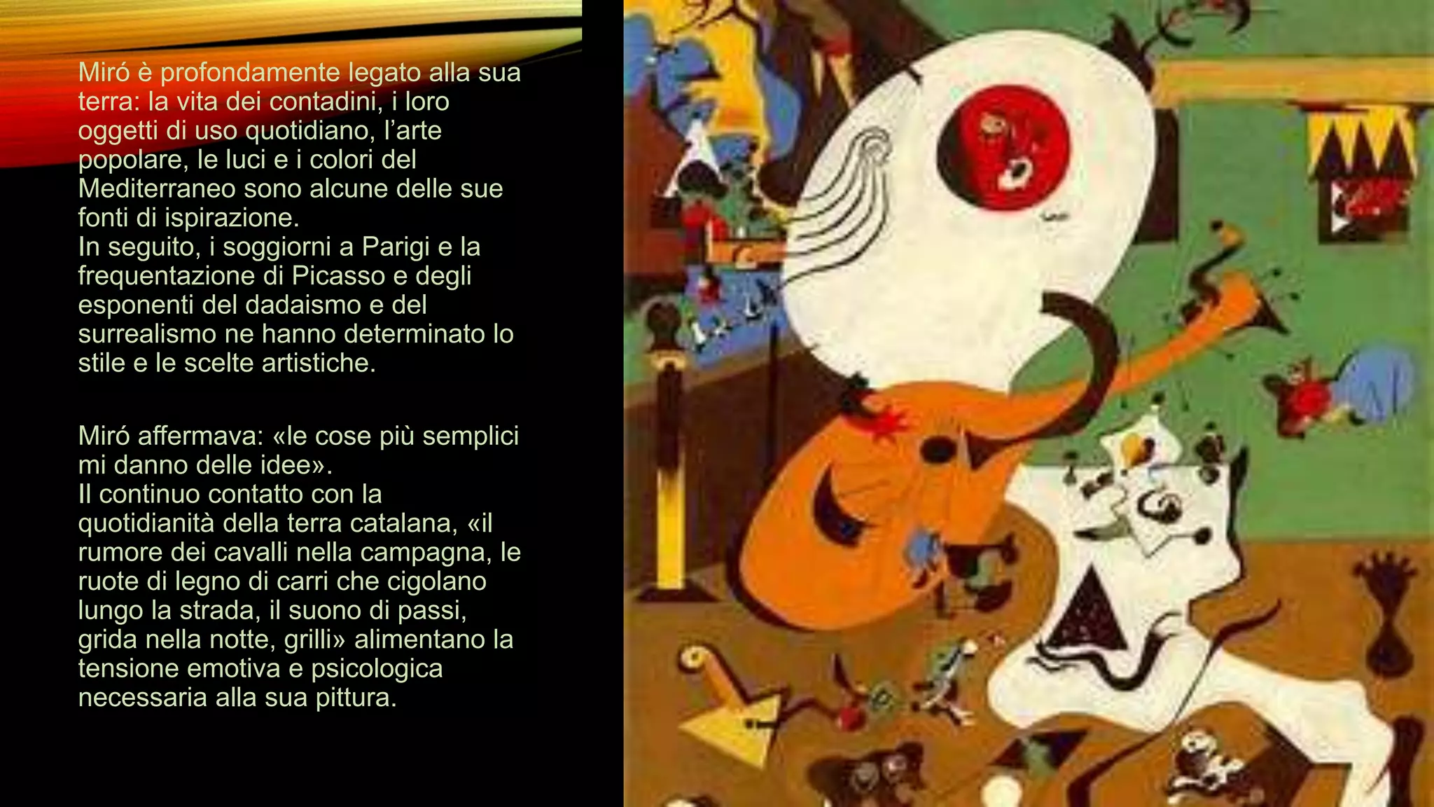 Surrealismo, Joan Miro - Alice Triunfo 5D | PPTX