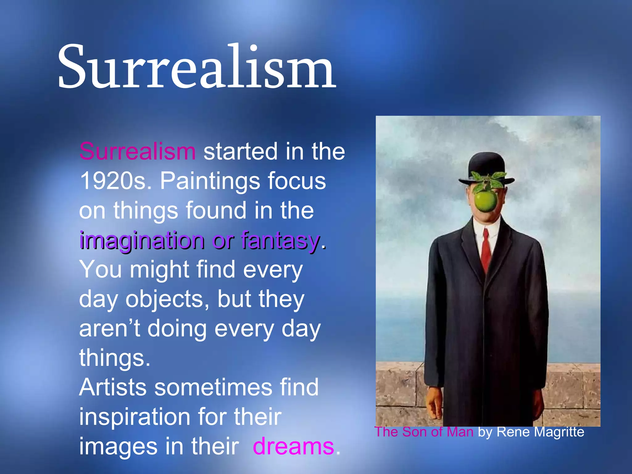 Surrealism Presentation | PPT