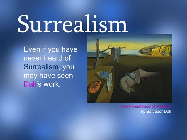 Surrealism Presentation | PPT