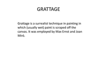 Surrealism Techniques | PPT