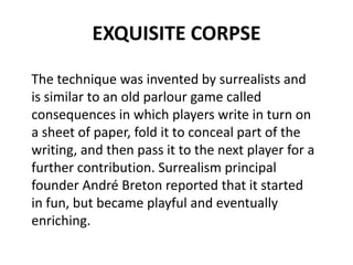 Surrealism Techniques | PPT