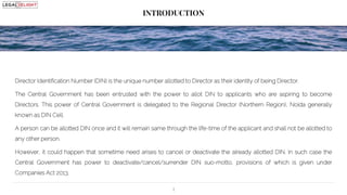 Surrender of DIN | PPTX