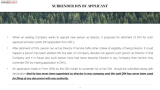 Surrender of DIN | PPTX