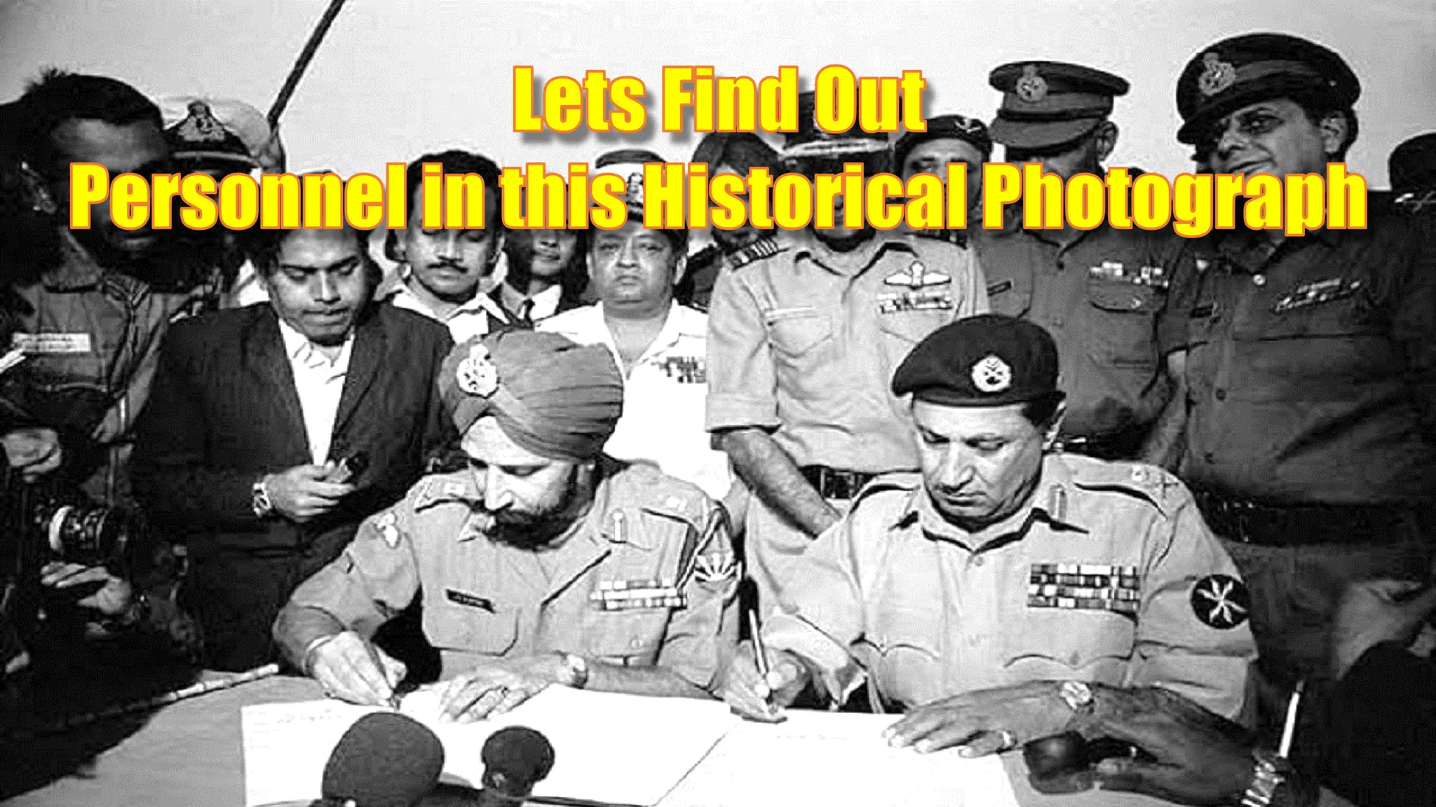 Surrender of Pakistan after 1971 Indo-Pak War (Famous Photo) | PDF