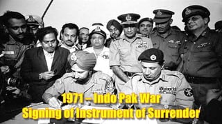 Surrender of Pakistan after 1971 Indo-Pak War (Famous Photo) | PDF