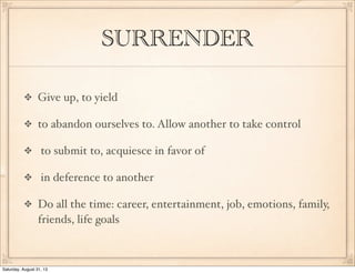 Surrender to Win: Living Like Jesus Leads to Victory Over Life | PDF