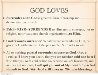 Surrender to Win: Living Like Jesus Leads to Victory Over Life | PDF
