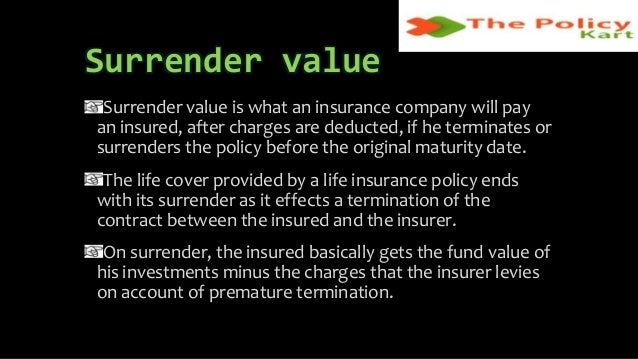 How Are Surrender Charges Deducted
