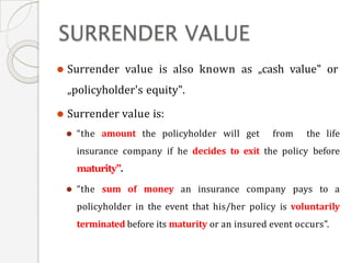surrender value.pptx