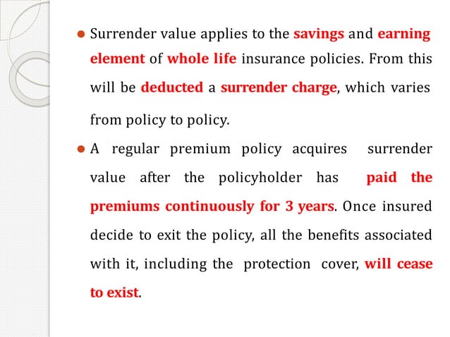 surrender value.pptx