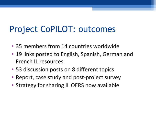 CoPILOT at the University of Surrey: An Introduction | PPT