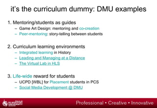 Implementing TEL at DMU: University of Surrey Workshop | PPT