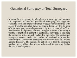 Surrogacy | PPTX