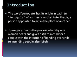 Surrogacy | PPTX