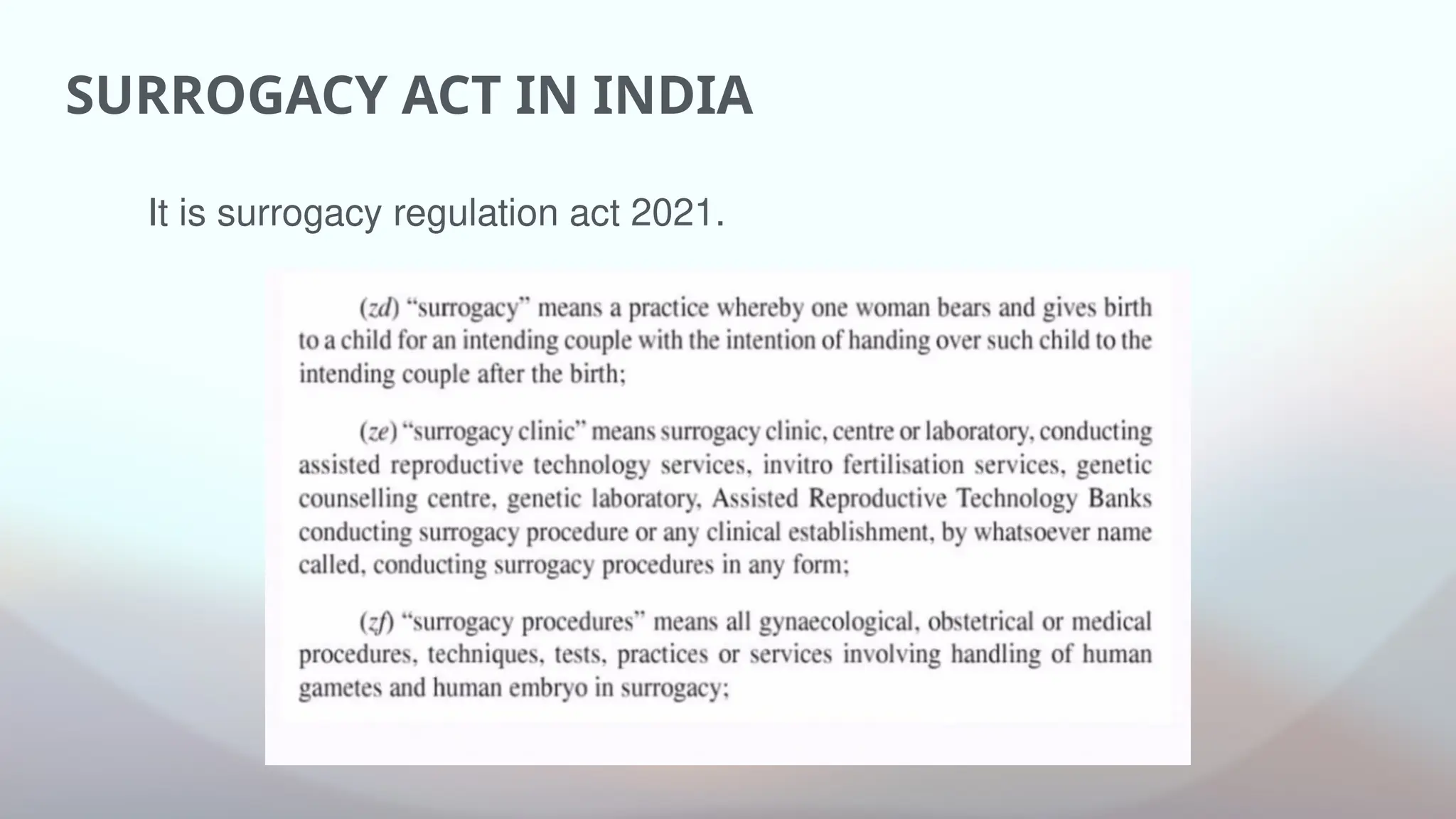 surrogacy indications, contraindications,methods, eligibility | PPT