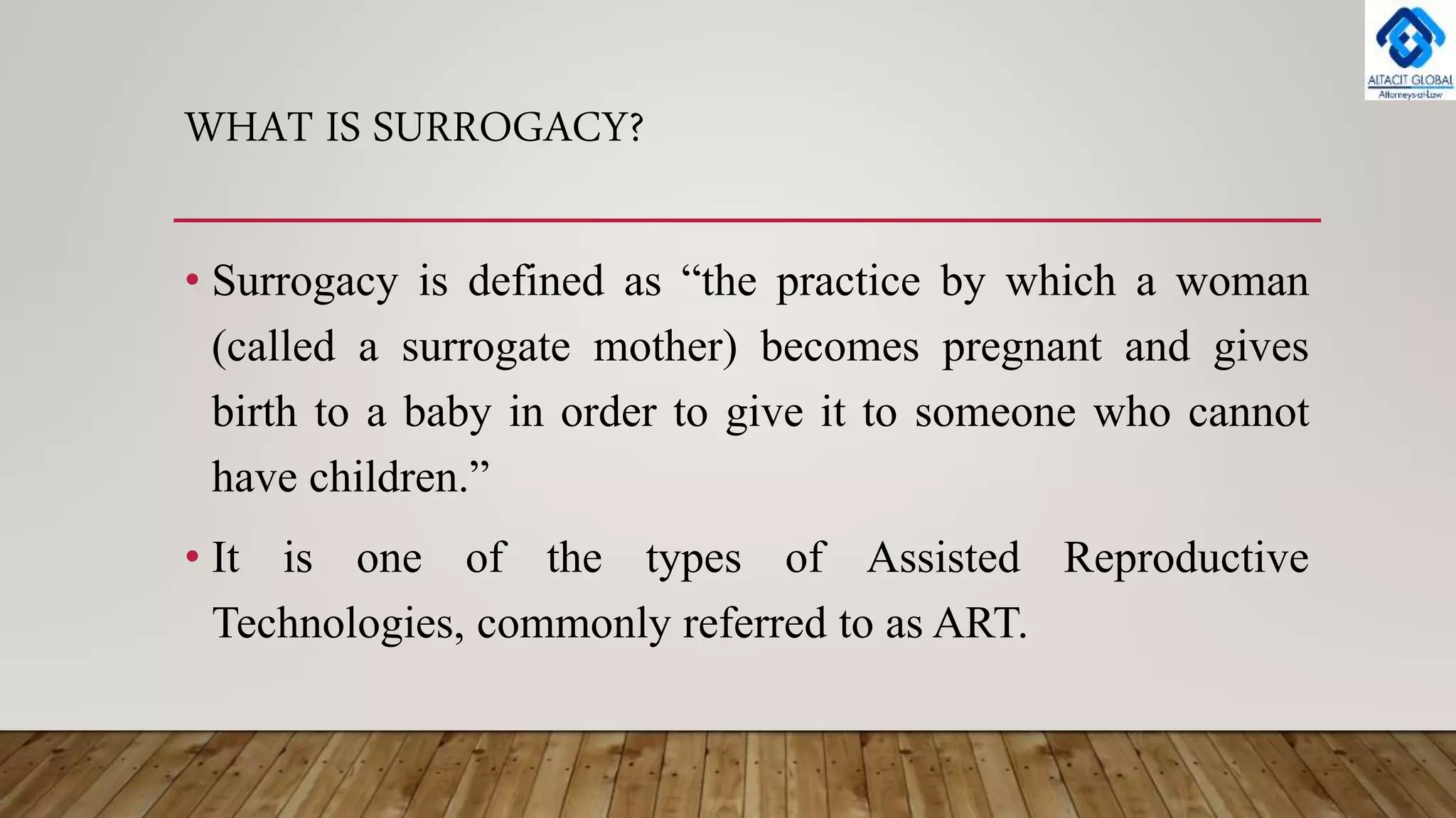 Surrogacy laws-in-India | PPTX