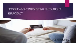 Surrogacy Law in India | PPTX