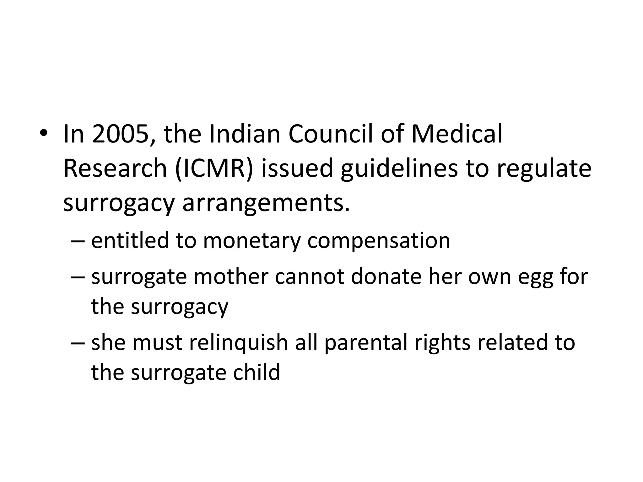 Surrogacy In India with important cases.pptx
