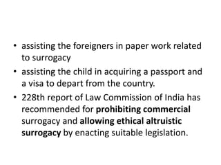 Surrogacy In India with important cases.pptx