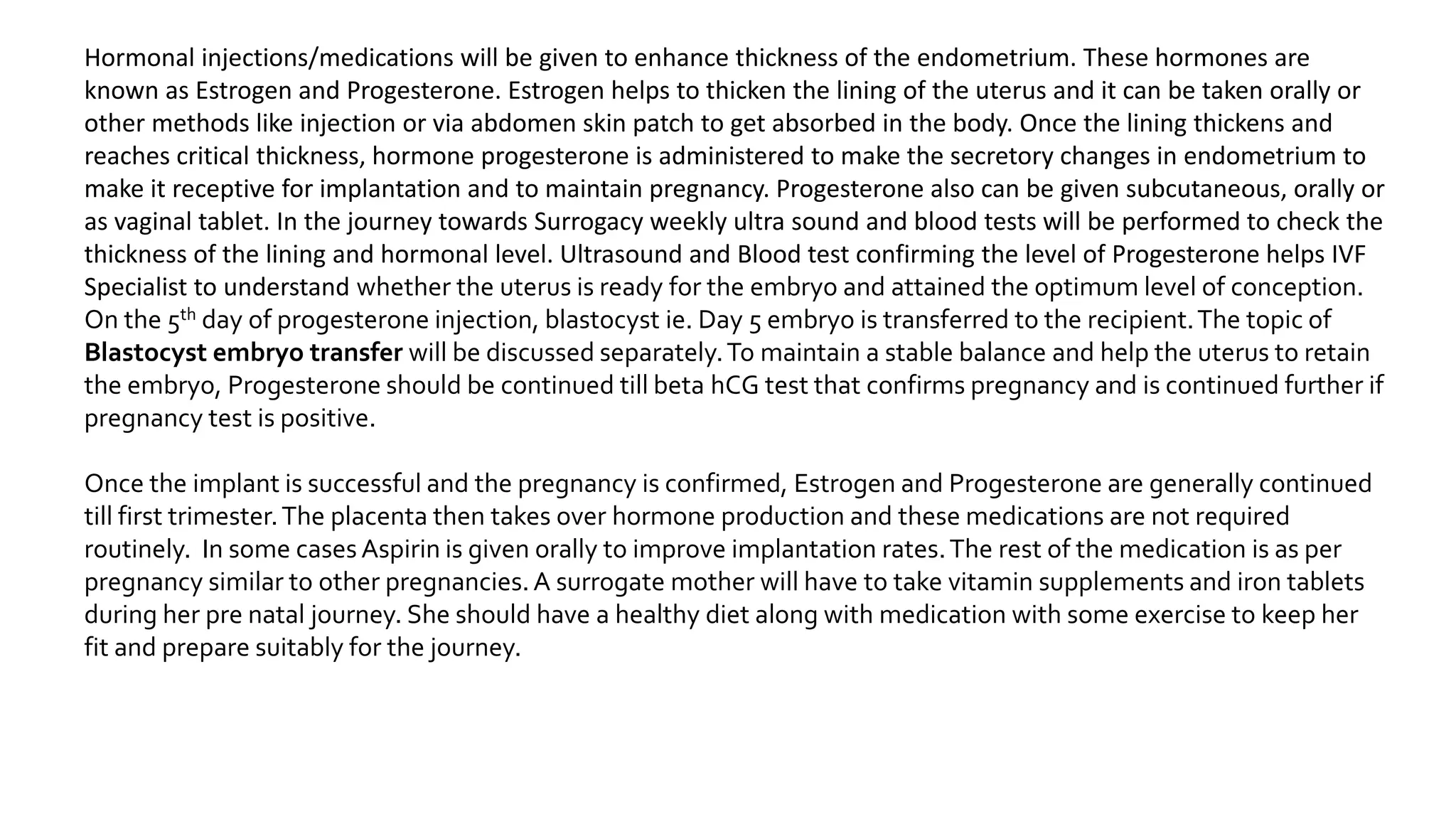 Surrogacy medications | PPTX