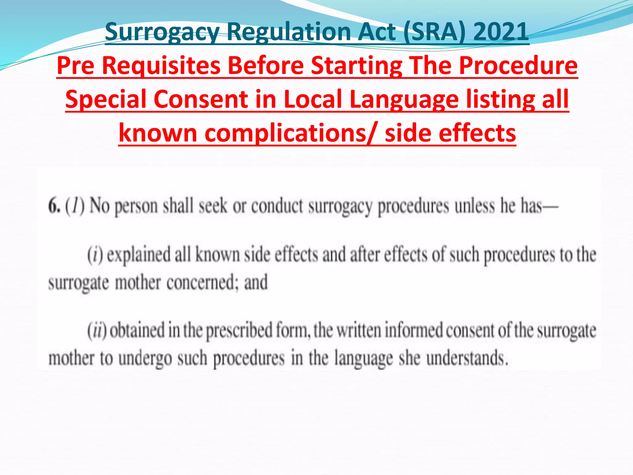 Surrogacy Regulation Act 2021 | PPT