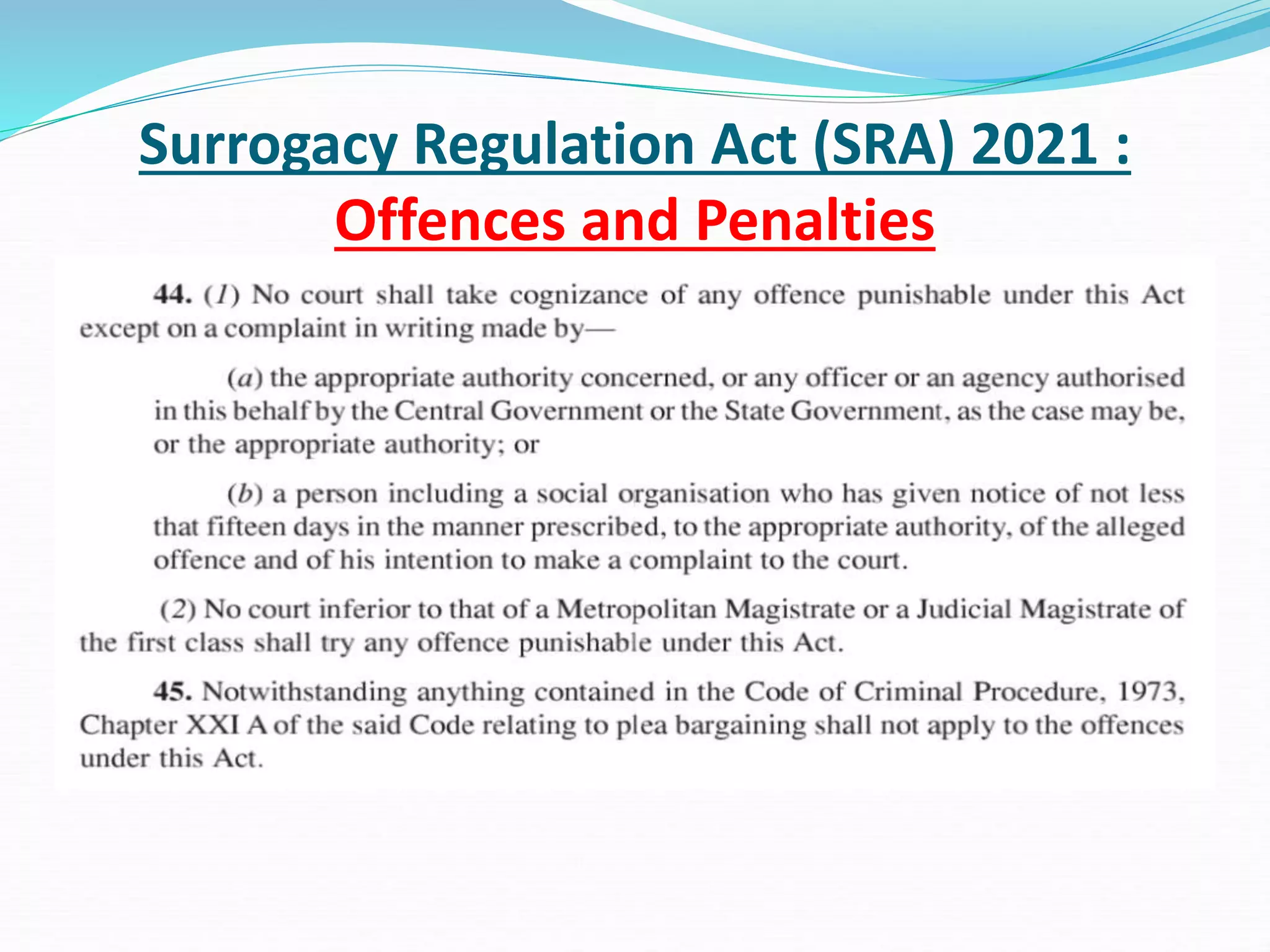 Surrogacy Regulation Act 2021 | PPT
