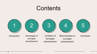 Surrogate Advertising presentation pptx pptx | PPT