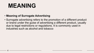 Surrogate Advertising presentation pptx pptx | PPT | Free Download
