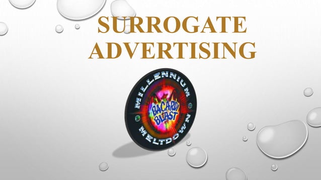 Surrogate Advertising - Advertising and Sales Promotion | PPTX ...