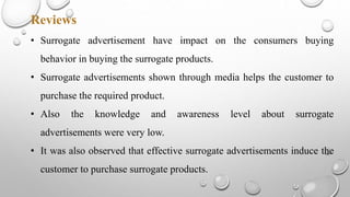 Surrogate Advertising - Advertising and Sales Promotion | PPTX