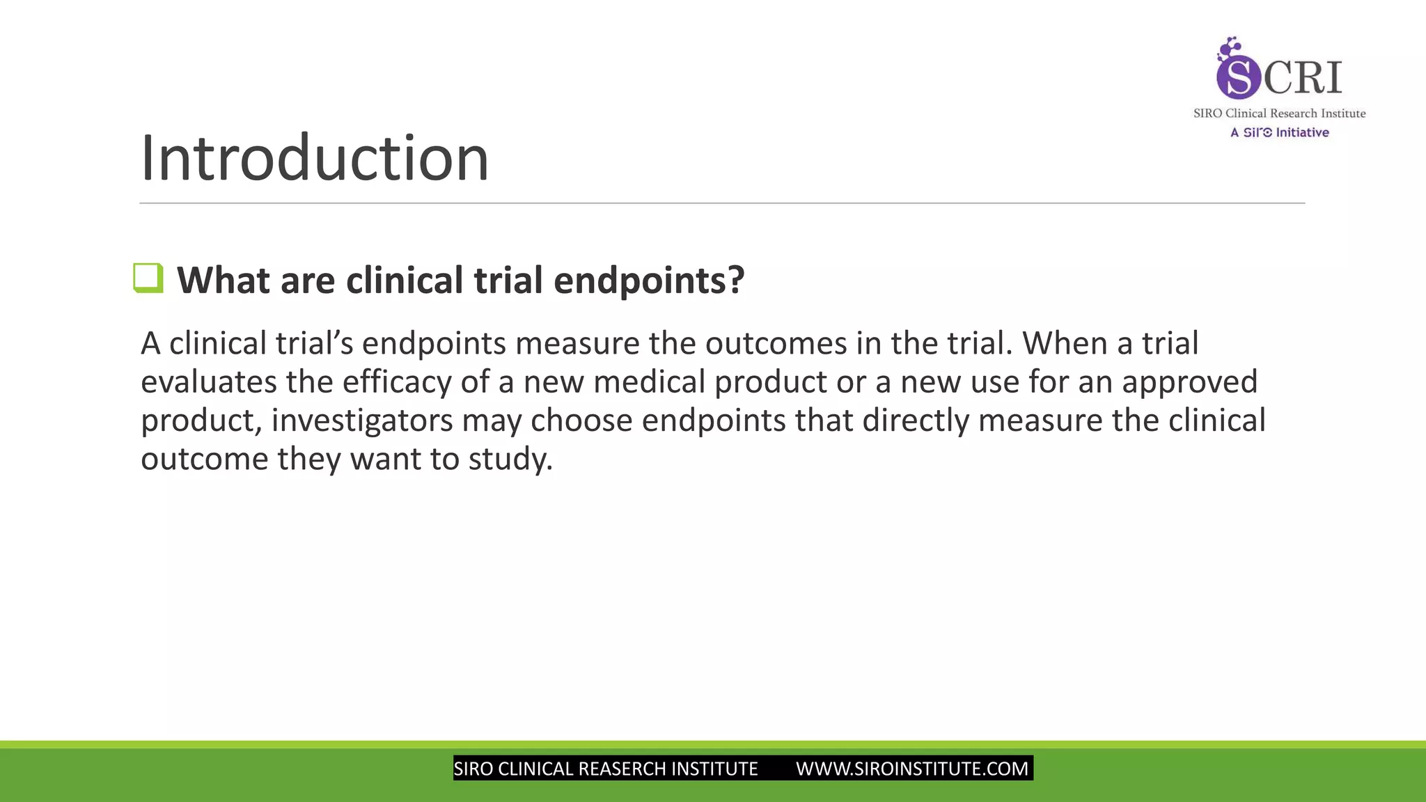 SURROGATE ENDPOINTS in Clinical Research.pptx