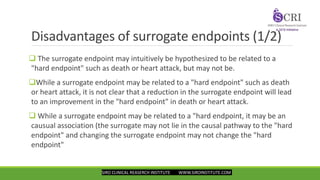SURROGATE ENDPOINTS in Clinical Research.pptx