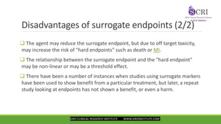 SURROGATE ENDPOINTS in Clinical Research.pptx