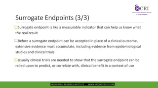 SURROGATE ENDPOINTS in Clinical Research.pptx