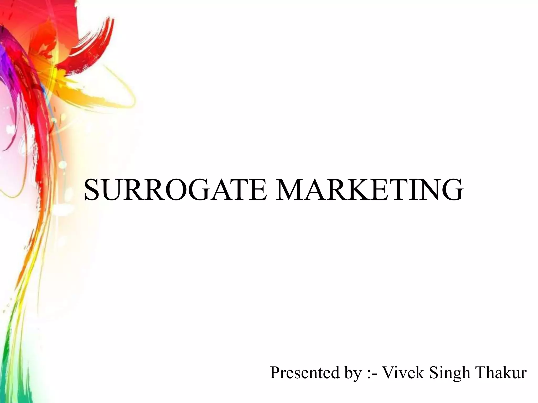 Surrogate marketing | PPTX