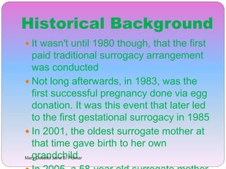 Surrogate mothering | PPTX