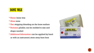 SUR SPONGES, types and hemostatics ,its uses 8 (1).pptx