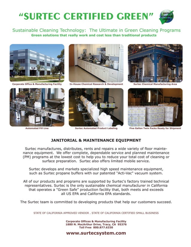 Surtec Overview | PDF