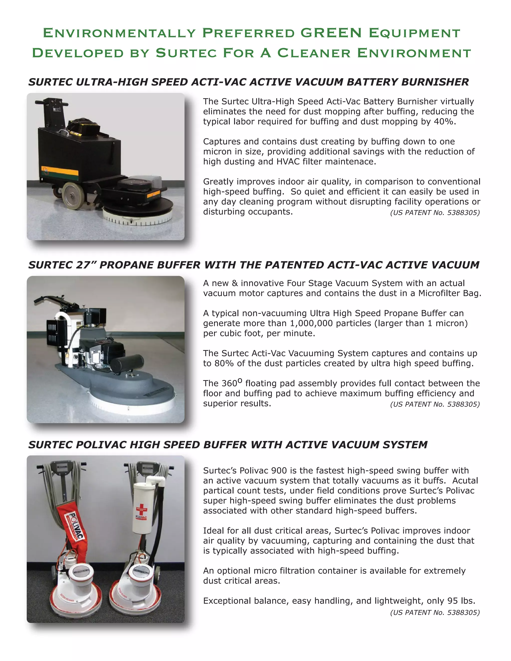 Surtec Vacuuming Buffers Email | PDF