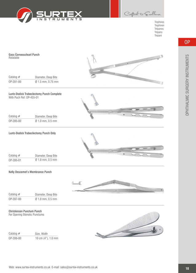 OPHTHALMIC SURGERY INSTRUMENTS | PDF