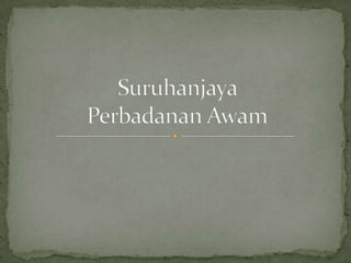 Suruhanjaya Perbadanan Awam. | PPTX