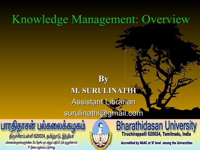 Knowledge Management Overview | PPT