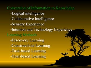 Knowledge Management Overview | PPT