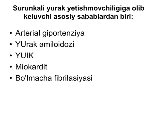 Surunkali yurak yetishmovchiligi - S.М..ppt
