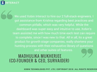 Survaider Review for Xobin Interact | PPT | Free Download