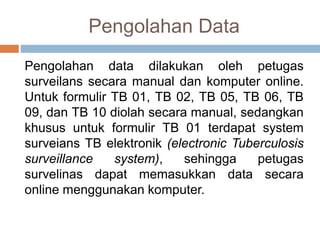 Survailance penyakit tbc di puskesmas sumbang ii | PPTX