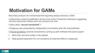 Survival Analysis With Generalized Additive Models | PPTX